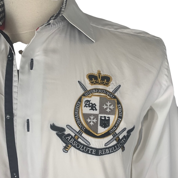 Absolute Rebellion | Shirts | Absolute Rebellion Black And White Shirt ...